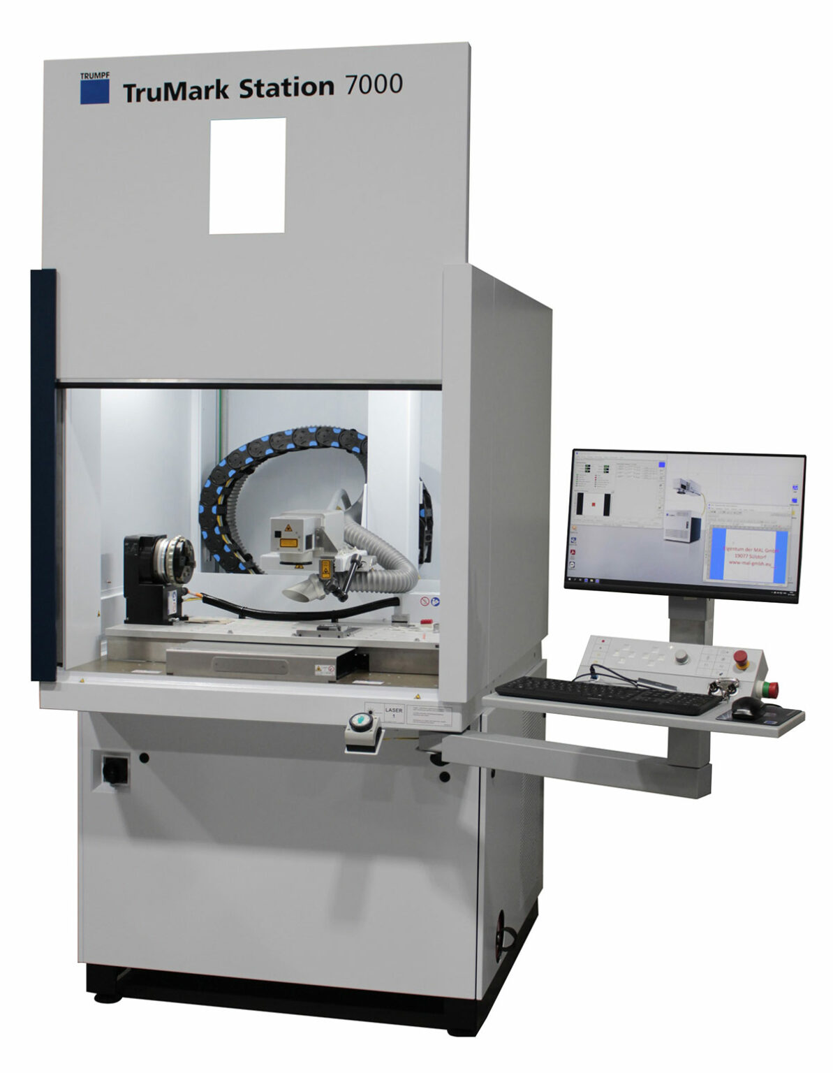 TRUMPF TruMark Station 7000 Beschriftunglaser mit YTB Laser – Lemke ...