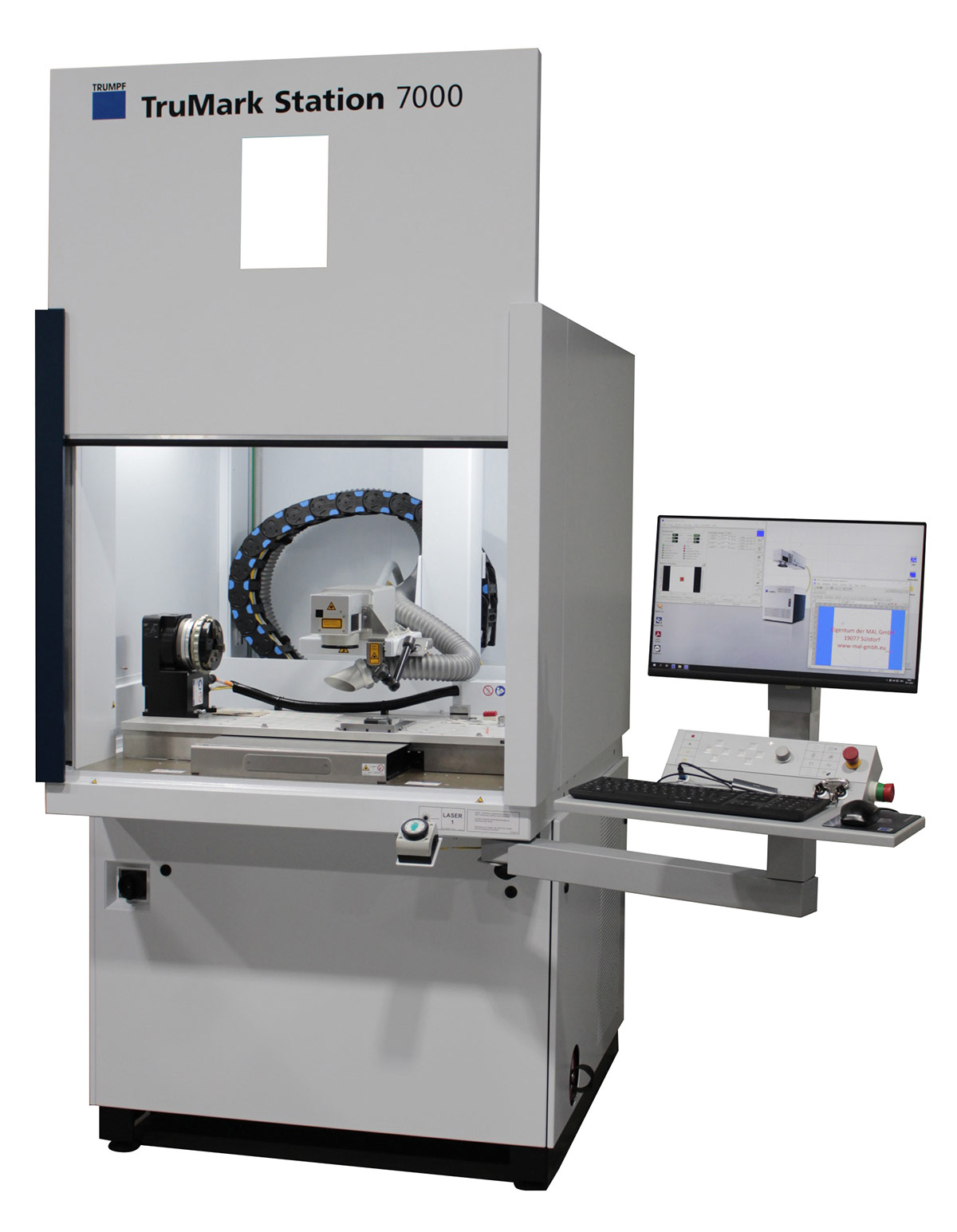 TRUMPF TruMark Station 7000 Beschriftunglaser mit YTB Laser – Lemke ...